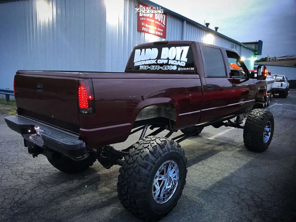 1999 Chevrolet K3500 Wheel Offset Hella Stance >5" Lifted >12 ...