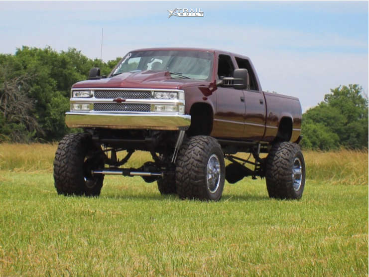 1999 Chevrolet K3500 Wheel Offset Hella Stance >5" Lifted >12 ...