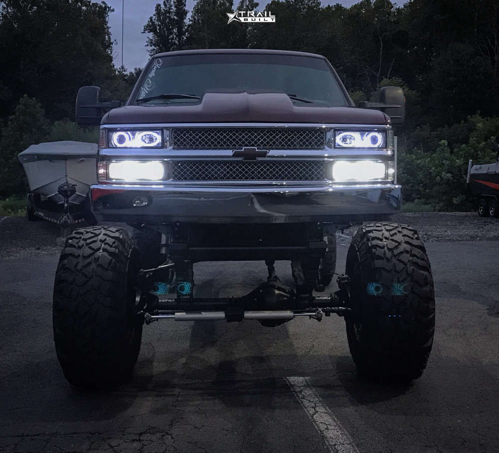 1999 Chevrolet K3500 Wheel Offset Hella Stance >5" Lifted >12 ...