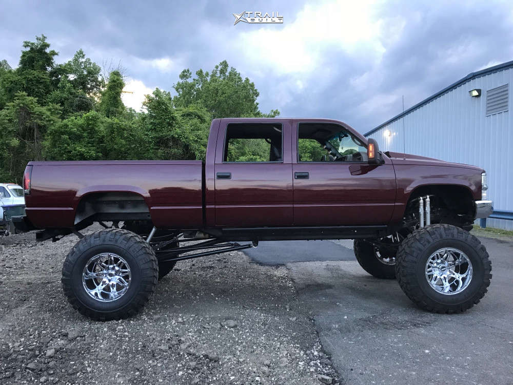 1999 Chevrolet K3500 Wheel Offset Hella Stance >5" Lifted >12 ...