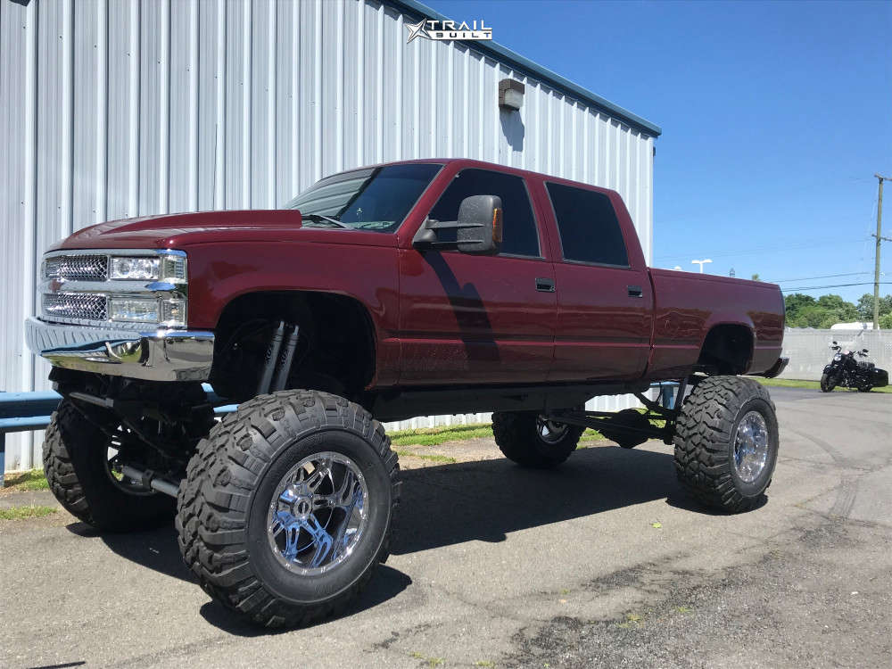 1999 Chevrolet K3500 Wheel Offset Hella Stance >5" Lifted >12 ...