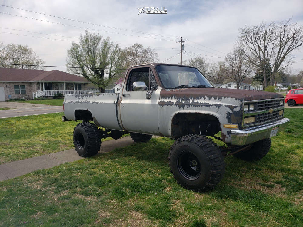 1985 Chevrolet K20 Pickup Wheel Offset Aggressive > 1" Outside Fender ...