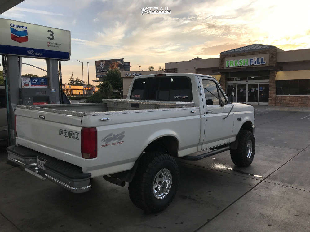 1994 Ford F-150 Wheel Offset Aggressive > 1" Outside Fender Suspension ...