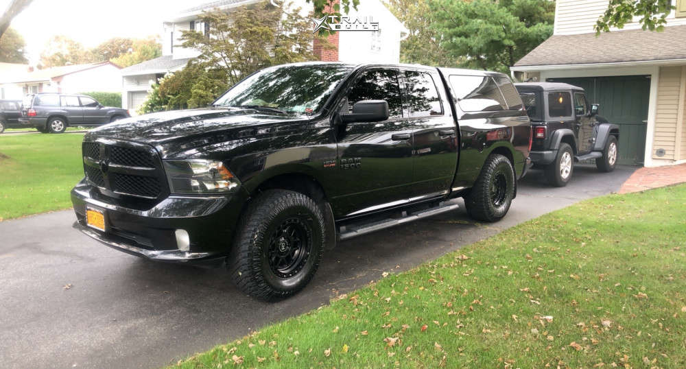 2017 Ram 1500 Wheel Offset Aggressive > 1" Outside Fender Leveling Kit ...
