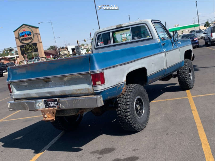 1979 Chevrolet K10 Pickup Wheel Offset Slightly Aggressive Suspension ...