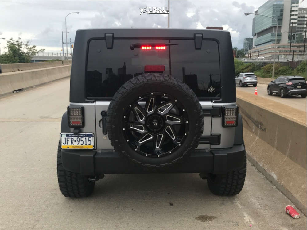 2013 Jeep Wrangler Wheel Offset Super Aggressive 3"-5" Leveling Kit ...