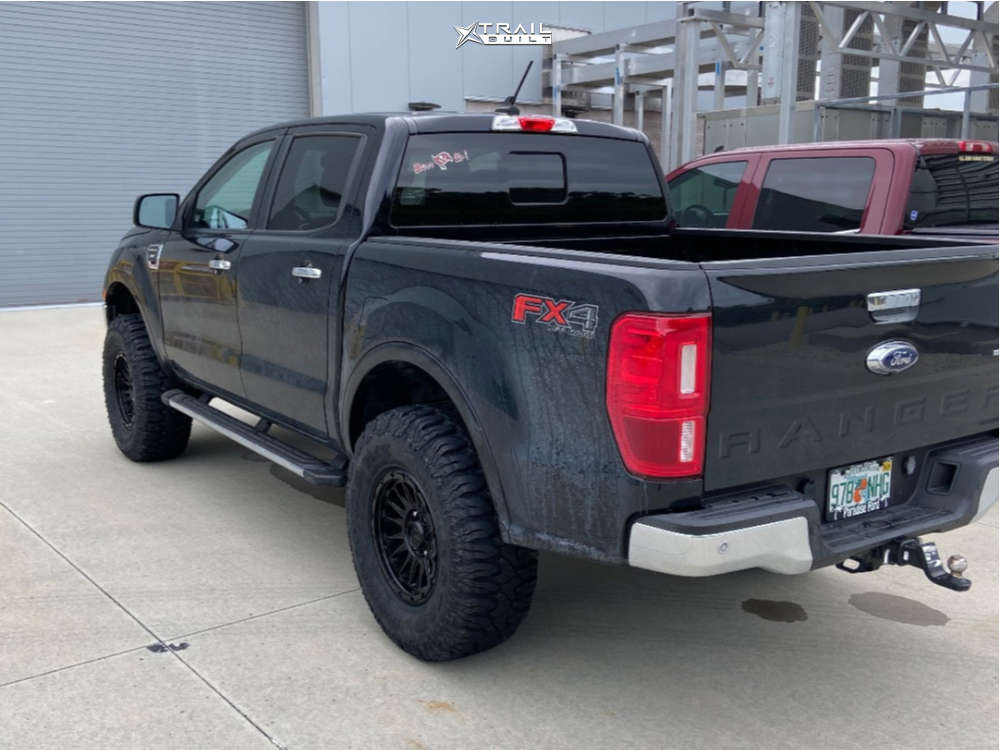 2019 Ford Ranger Wheel Offset Aggressive > 1" Outside Fender Suspension ...