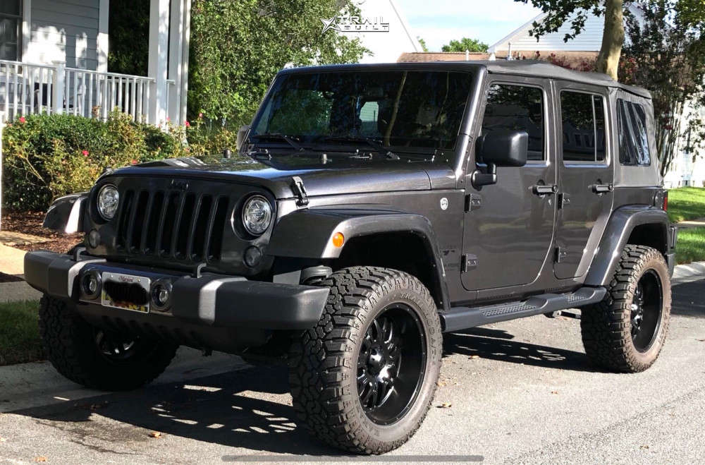 2018 Jeep Wrangler JK Wheel Offset Aggressive > 1" Outside Fender ...