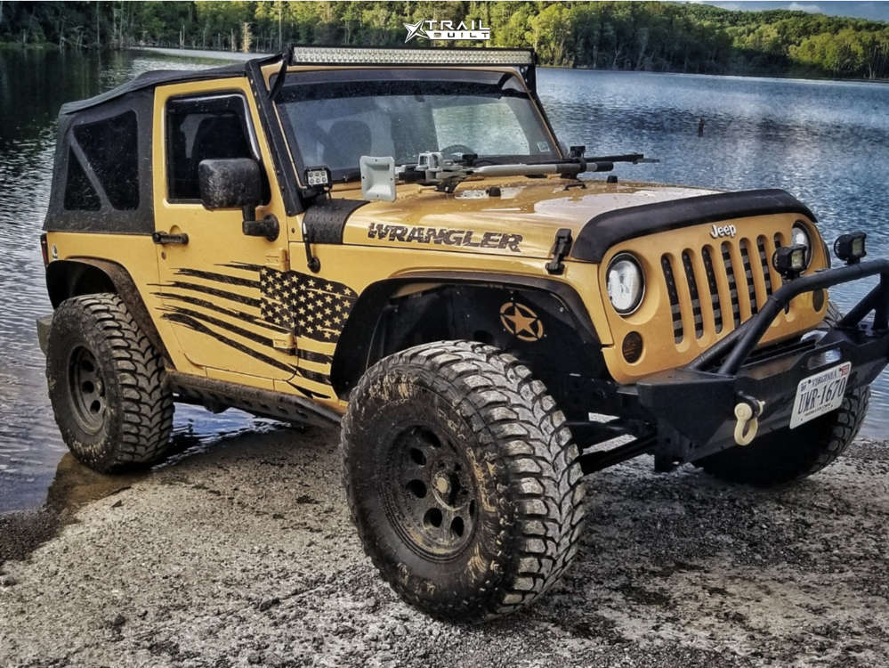 2014 Jeep Wrangler JK Wheel Offset Super Aggressive 3"-5" Stock ...