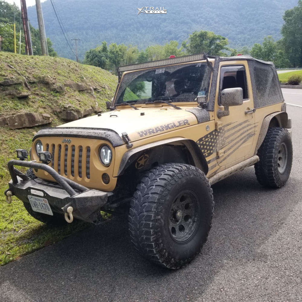 2014 Jeep Wrangler JK Wheel Offset Super Aggressive 3"-5" Stock ...