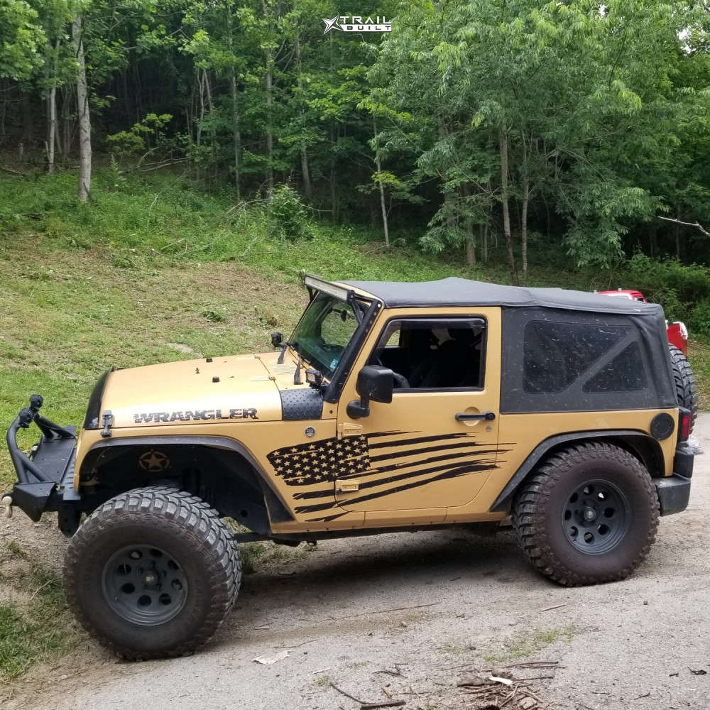 2014 Jeep Wrangler JK Wheel Offset Super Aggressive 3"-5" Stock ...
