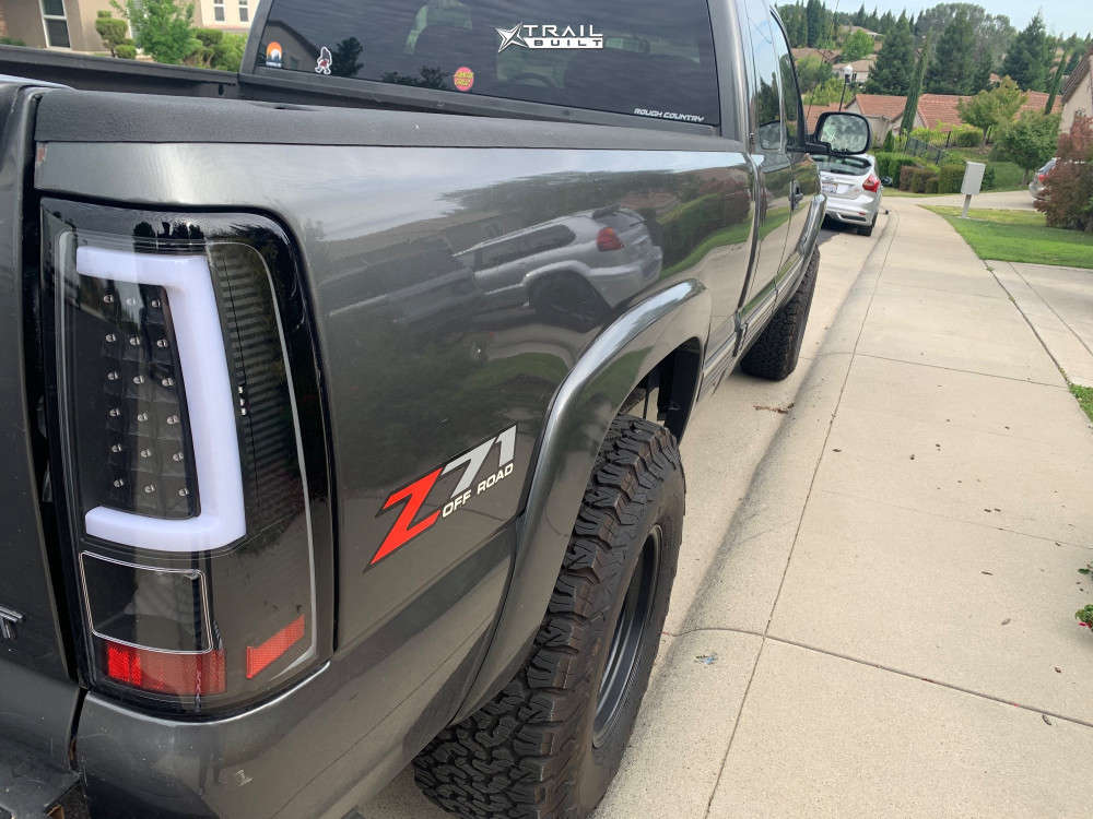 2002 Chevrolet Silverado 1500 Wheel Offset Slightly Aggressive Leveling ...
