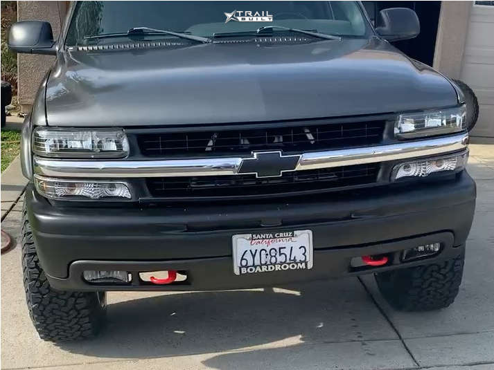 2002 Chevrolet Silverado 1500 Wheel Offset Slightly Aggressive Leveling ...