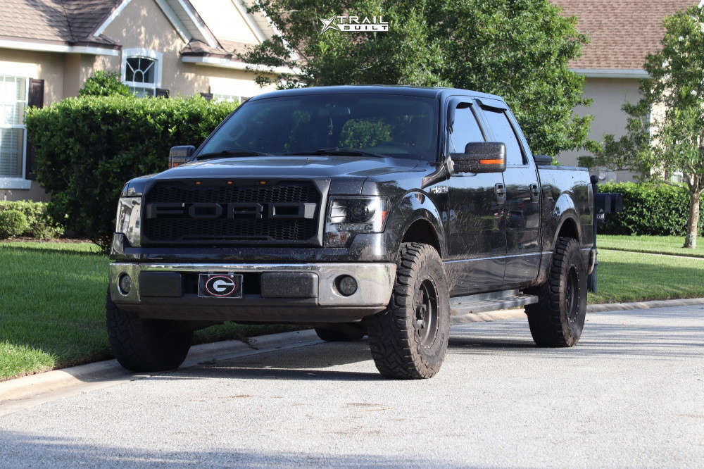 2010 Ford F-150 Wheel Offset Aggressive > 1" Outside Fender Leveling ...