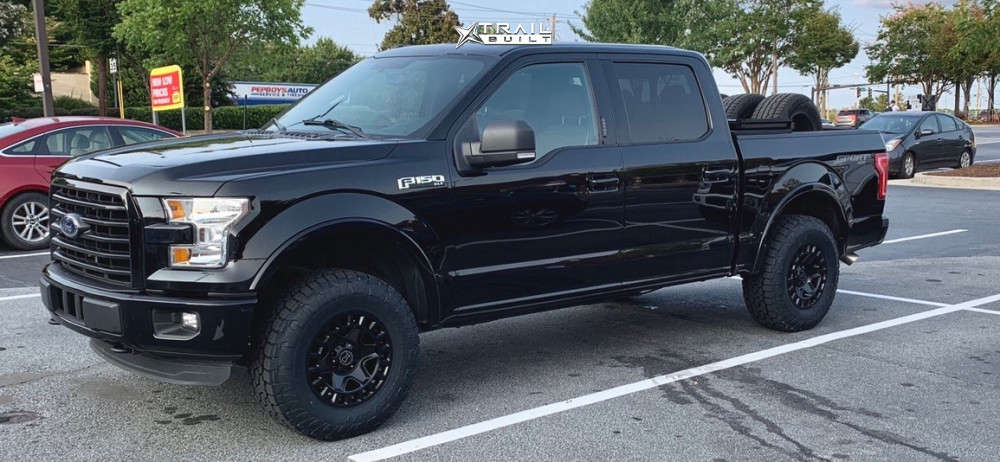 2016 Ford F-150 Wheel Offset Slightly Aggressive Leveling Kit | 1260079 ...