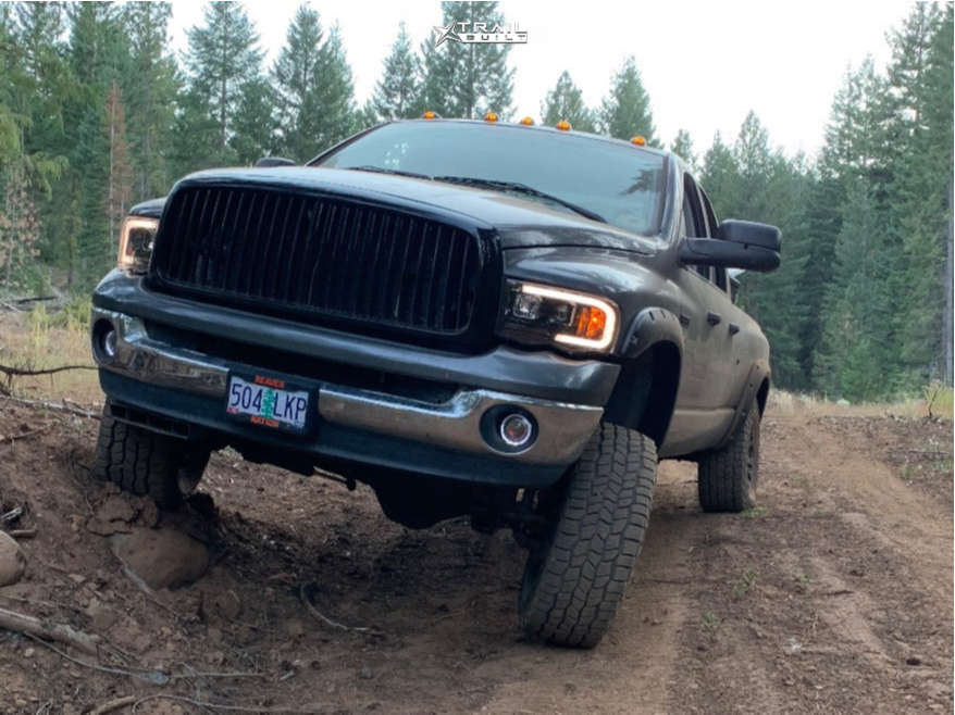 2004 Dodge Ram 2500 Wheel Offset Aggressive > 1" Outside Fender ...