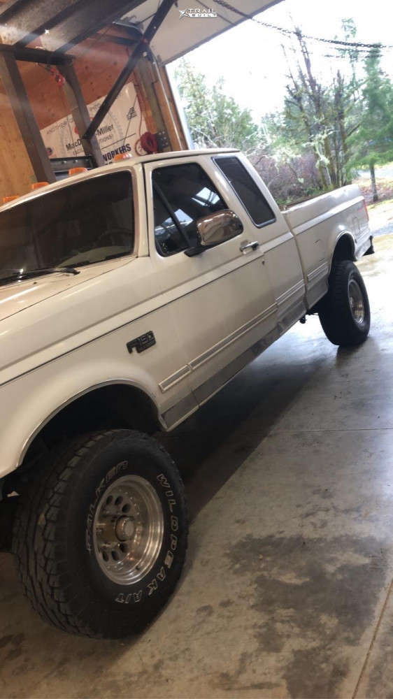 1993 Ford F-150 Wheel Offset Aggressive > 1" Outside Fender Suspension ...