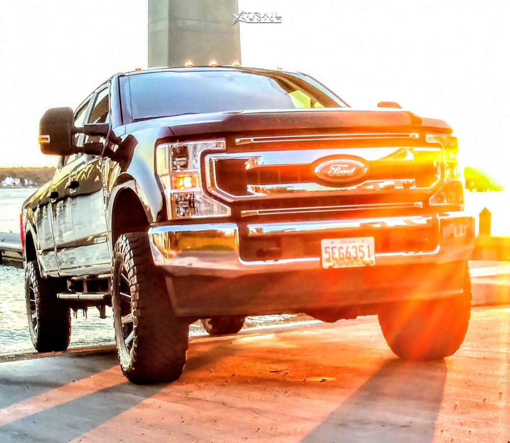 2020 Ford F-250 Super Duty Wheel Offset Aggressive > 1" Outside Fender ...