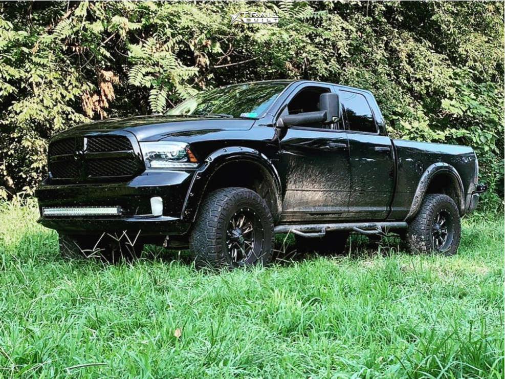 2014 Ram 1500 Wheel Offset Aggressive > 1" Outside Fender Suspension ...