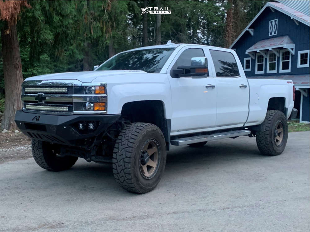 2015 Chevrolet Silverado 2500 HD Wheel Offset Aggressive > 1" Outside ...