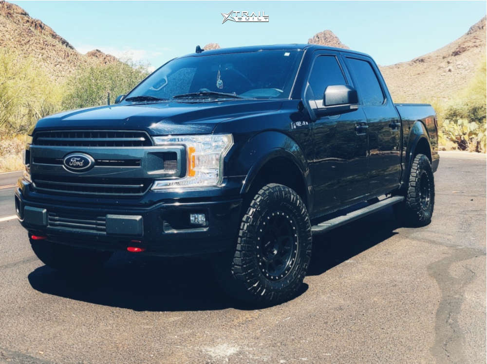 2018 Ford F-150 Wheel Offset Aggressive > 1" Outside Fender Leveling ...