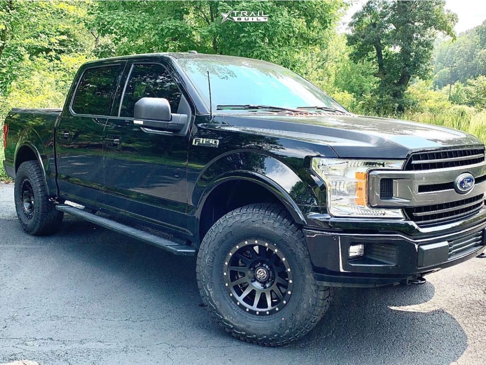 2018 Ford F-150 Wheel Offset Aggressive > 1" Outside Fender Leveling ...