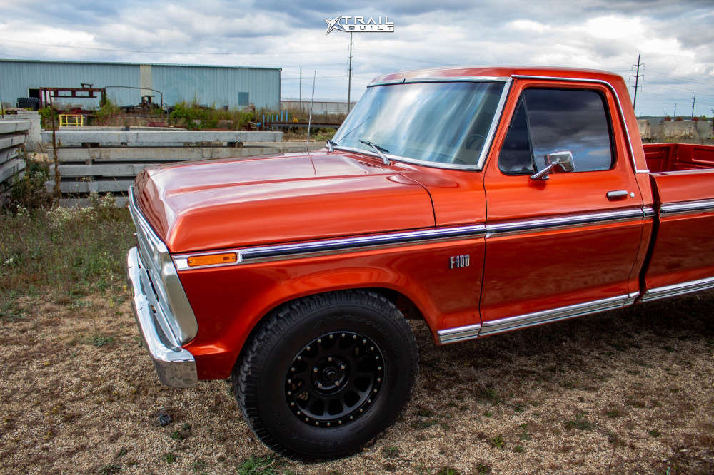 1973 Ford F-100 Pickup Wheel Offset Aggressive > 1" Outside Fender ...