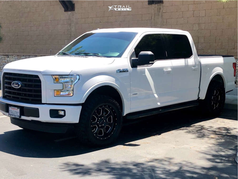 2016 Ford F-150 Wheel Offset Aggressive > 1" Outside Fender Leveling ...