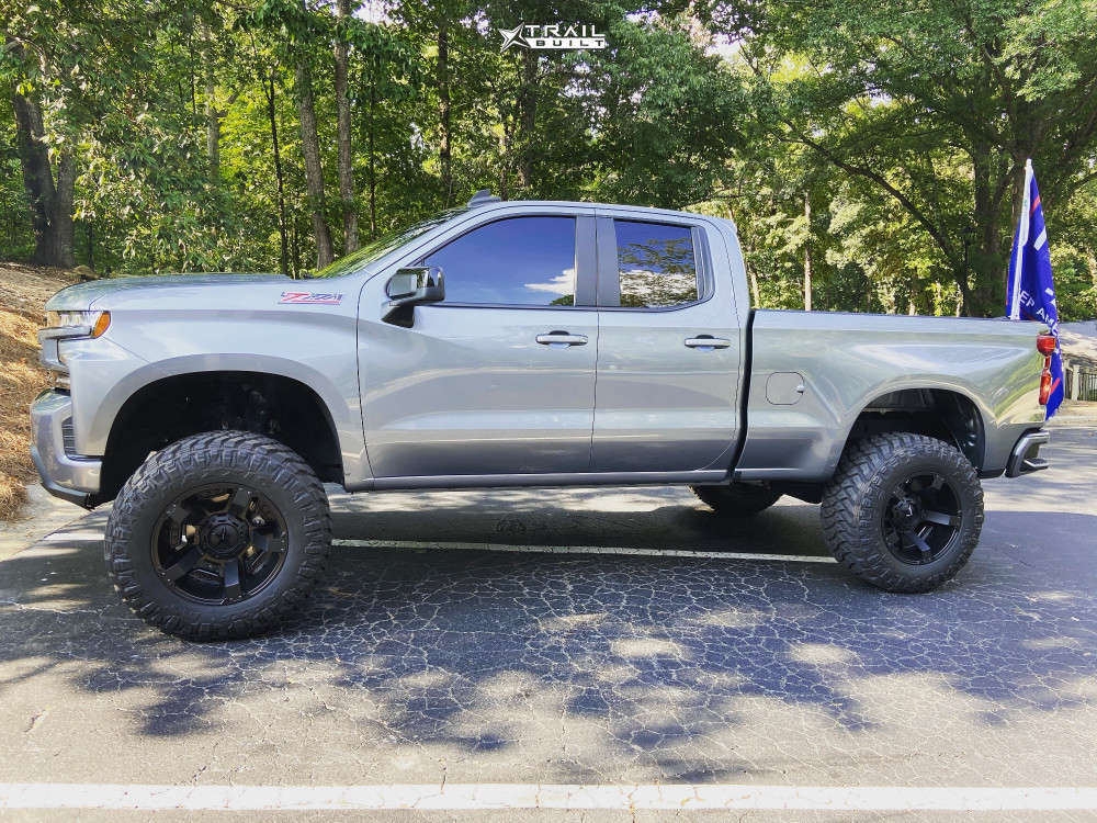 2019 Chevrolet Silverado 1500 Wheel Offset Aggressive > 1" Outside ...