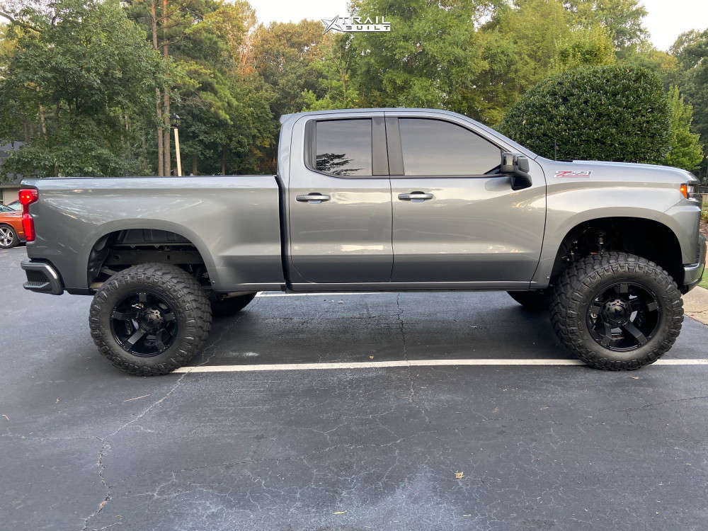 2019 Chevrolet Silverado 1500 Wheel Offset Aggressive > 1" Outside ...