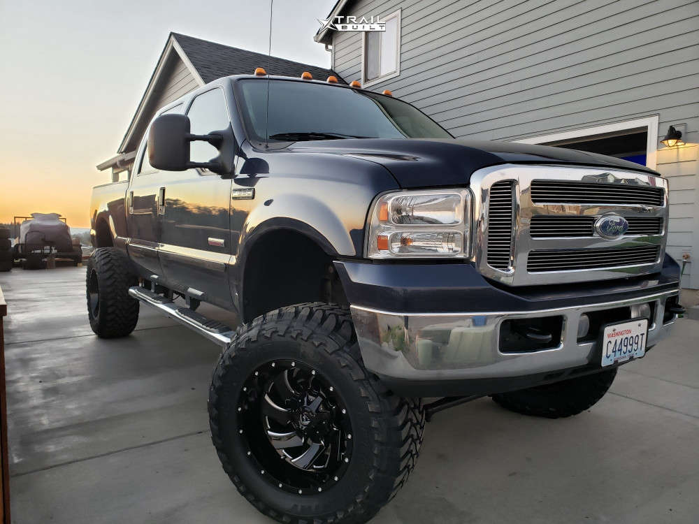 2005 Ford F-350 Super Duty Wheel Offset Aggressive > 1" Outside Fender ...