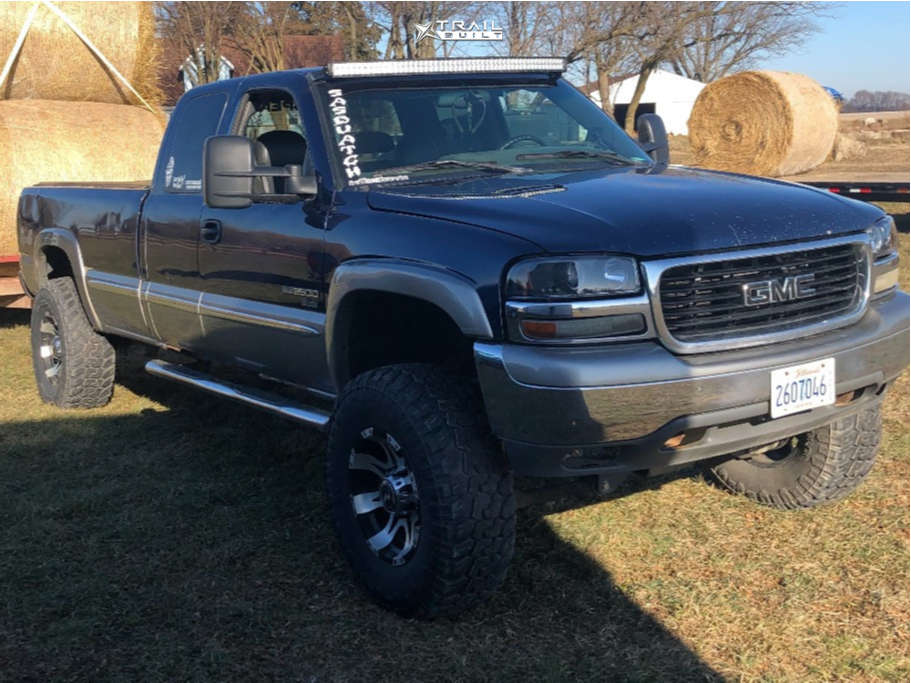 2000 GMC Sierra 2500 Wheel Offset Aggressive > 1" Outside Fender ...
