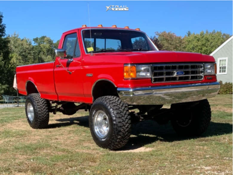 1989 Ford F-250 Wheel Offset Aggressive > 1" Outside Fender Air ...