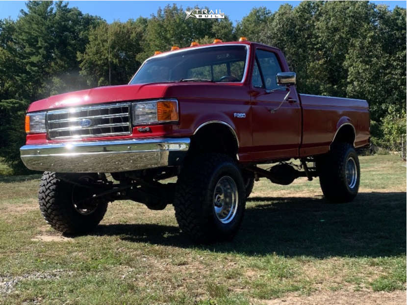 1989 Ford F-250 Wheel Offset Aggressive > 1" Outside Fender Air ...