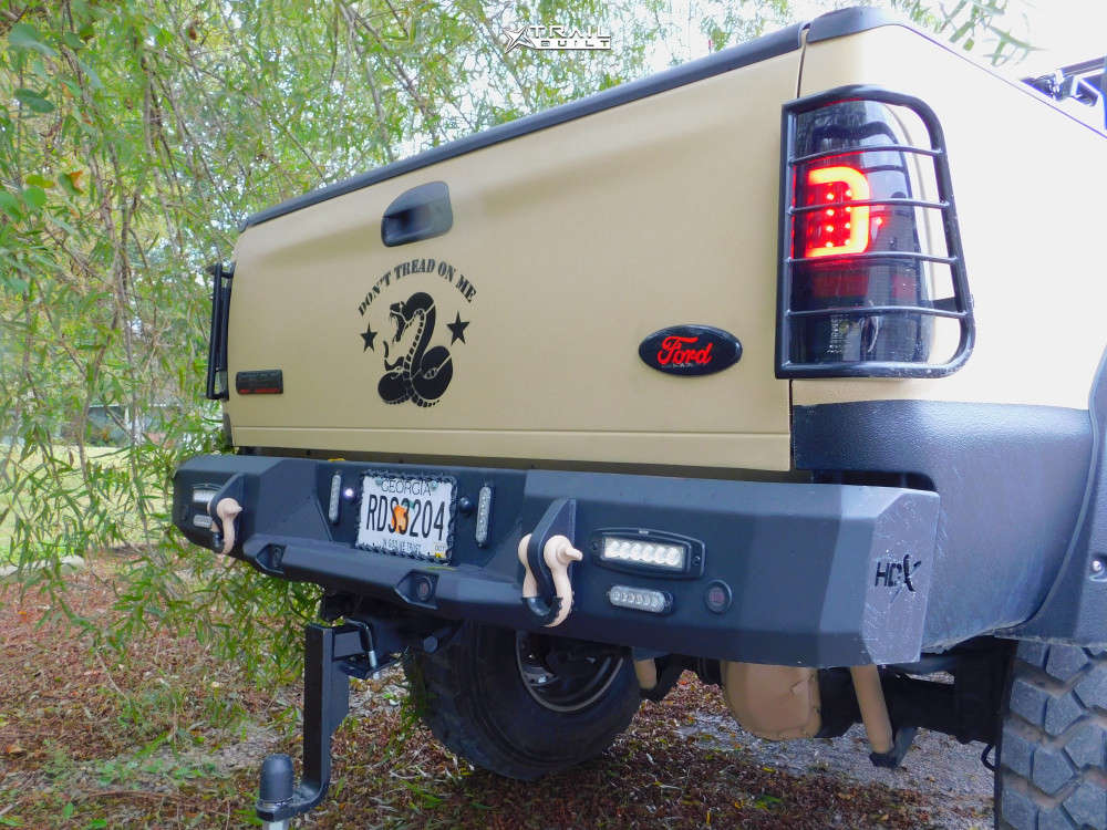 2002 Ford F-250 Super Duty Wheel Offset Aggressive > 1" Outside Fender ...