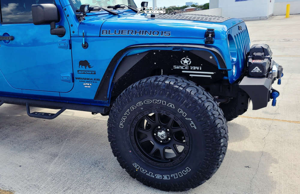 2015 Jeep Wrangler JK Wheel Offset Aggressive > 1" Outside Fender ...