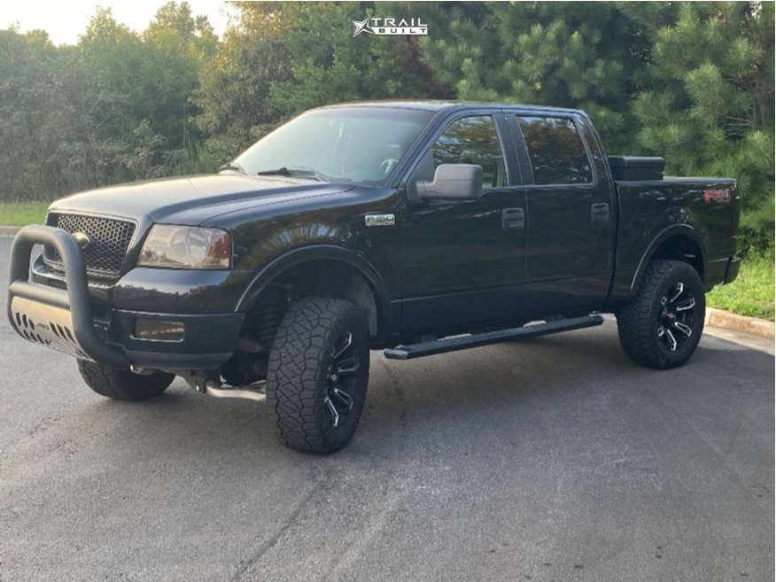 2005 Ford F-150 Wheel Offset Super Aggressive 3"-5" Suspension Lift 4 ...