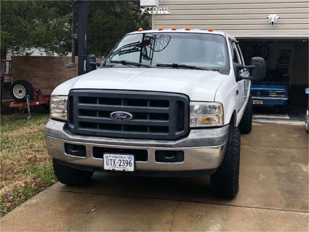 2006 Ford F-250 Super Duty Wheel Offset Aggressive > 1" Outside Fender ...