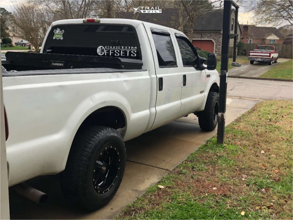 2006 Ford F-250 Super Duty Wheel Offset Aggressive > 1" Outside Fender ...