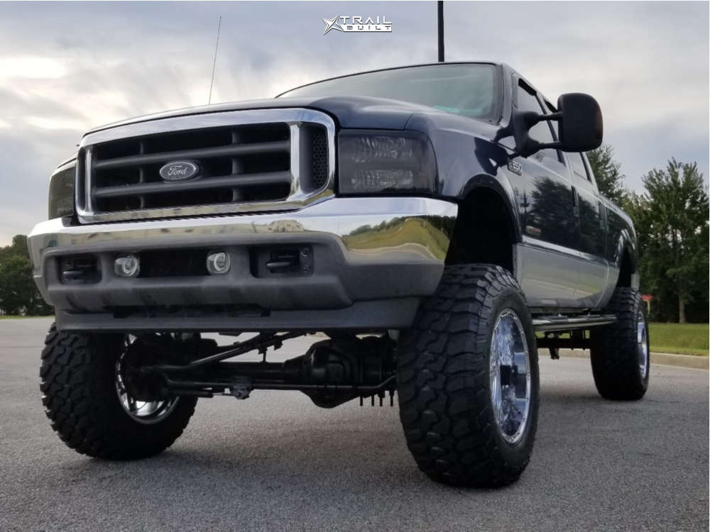 2004 Ford F-250 Super Duty Wheel Offset Aggressive > 1" Outside Fender ...