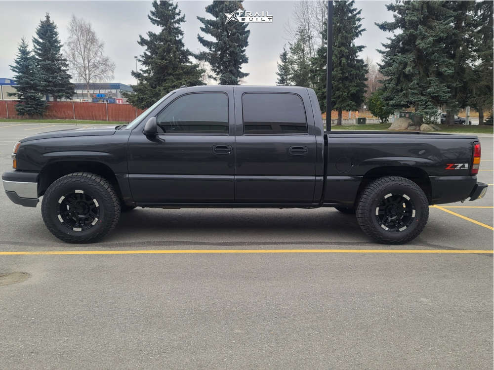 2005 Chevrolet Silverado 1500 Wheel Offset Aggressive > 1" Outside ...