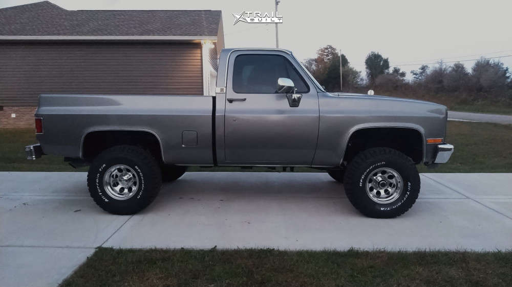 1985 Chevrolet K10 Wheel Offset Super Aggressive 3"-5" Suspension Lift ...
