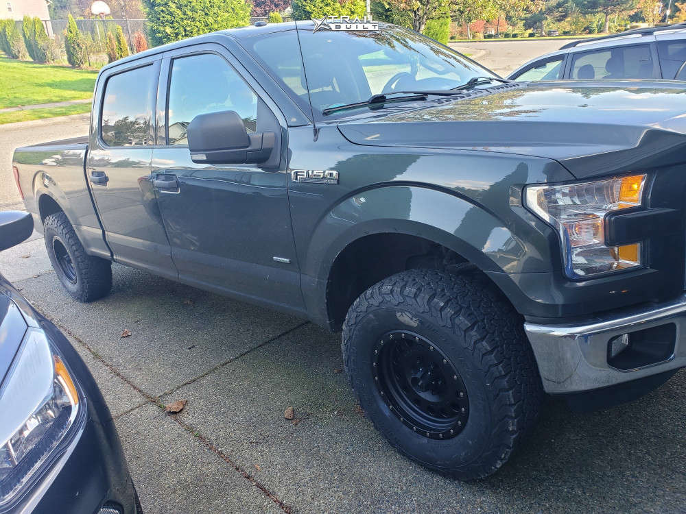 2015 Ford F-150 Wheel Offset Aggressive > 1" Outside Fender Leveling ...