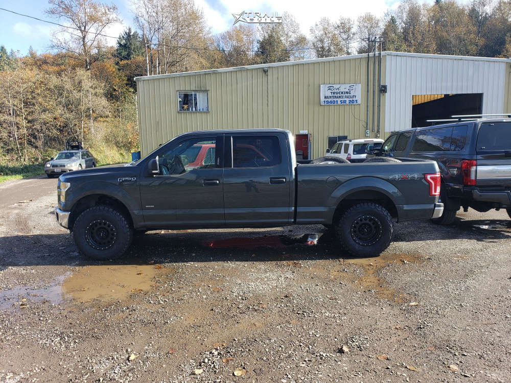2015 Ford F-150 Wheel Offset Aggressive > 1" Outside Fender Leveling ...