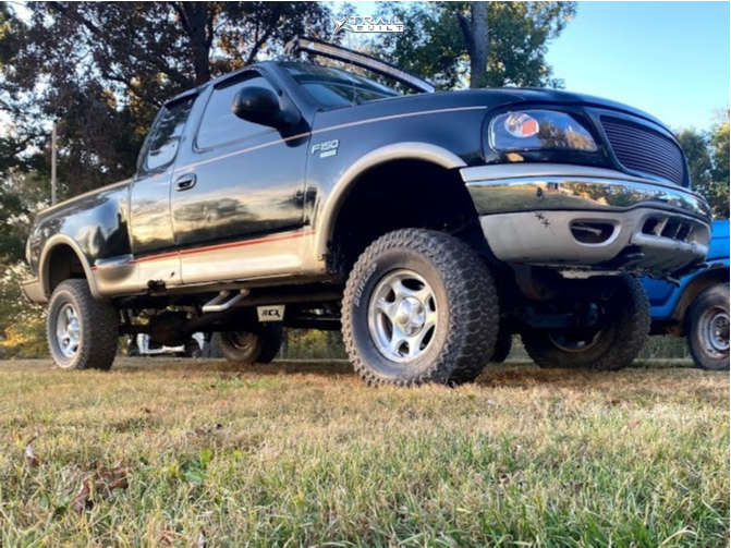 2000 Ford F-150 Wheel Offset Aggressive > 1" Outside Fender Suspension ...