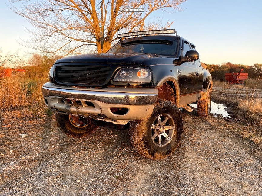 2000 Ford F-150 Wheel Offset Aggressive > 1" Outside Fender Suspension ...