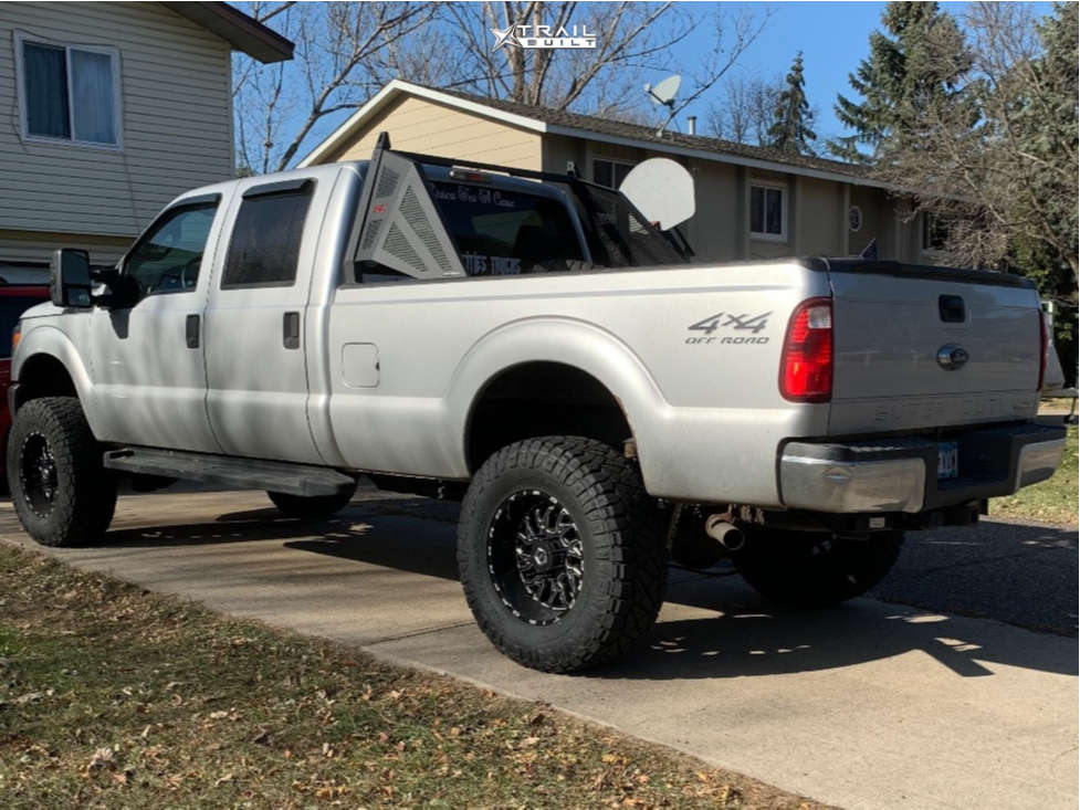 2015 Ford F-250 Wheel Offset Aggressive > 1" Outside Fender Suspension ...