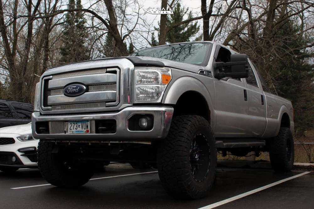 2015 Ford F-250 Wheel Offset Aggressive > 1" Outside Fender Suspension ...