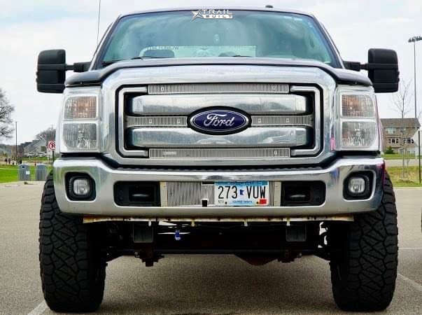 2015 Ford F-250 Wheel Offset Aggressive > 1" Outside Fender Suspension ...