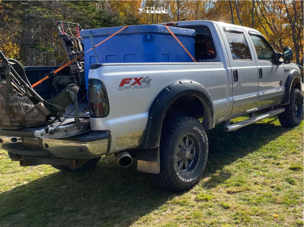 2006 Ford F-350 Super Duty Wheel Offset Aggressive > 1" Outside Fender ...